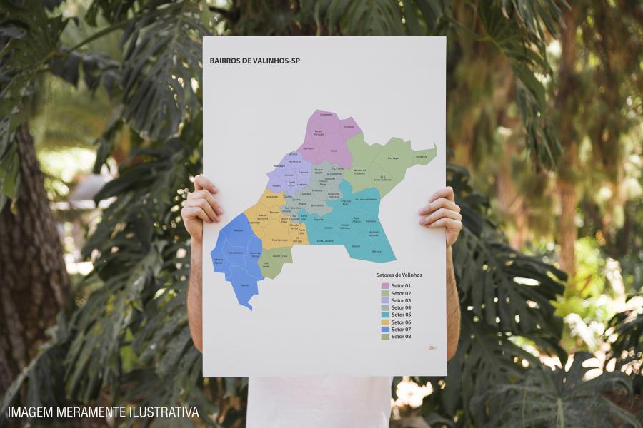 Mapa Cidade de Campinas - Bairros.