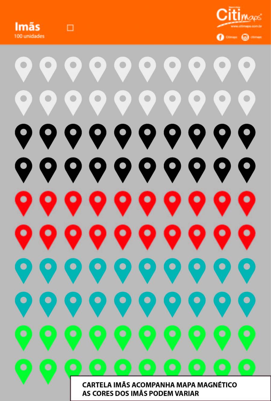 Mapa Cidade de Campinas - Bairros.