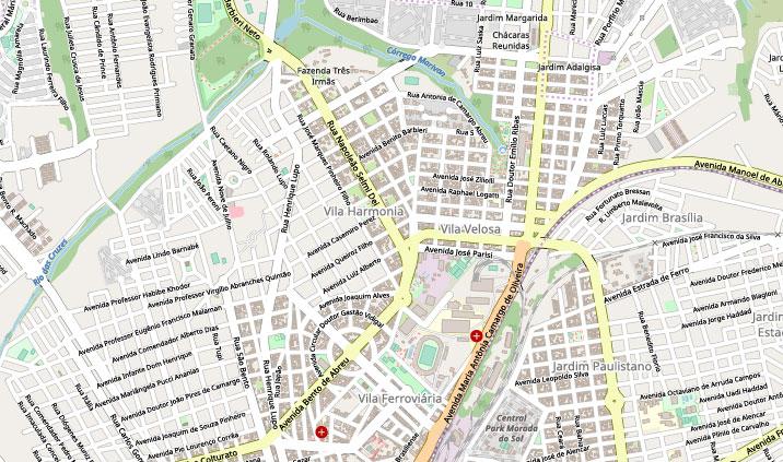 Mapa de Araraquara - SP 90 cm (comprimento) x 110 cm (altura) - Citimaps